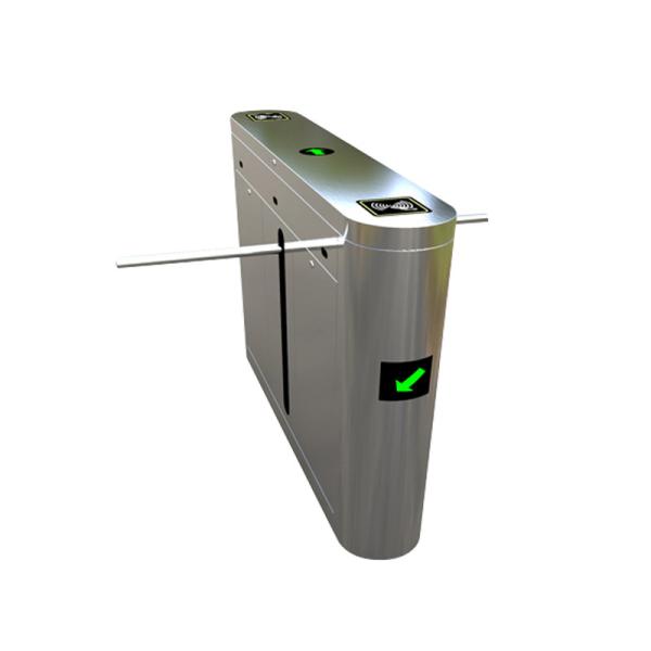 Quality SUS304 Stainless Steel RFID Reader Drop Arm Turnstile for sale