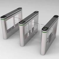 China SUS304 Facial Recognition Security Swing Gate for sale