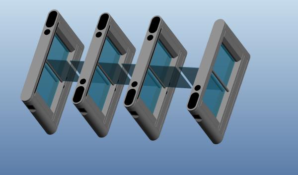 Quality Metro Subway Station SS316 600mm 900mm High Speed Gate for sale