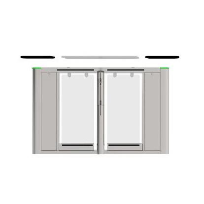 Quality Temperated Glass Full Height SUS316 Stainless Steel Swing Gate for sale