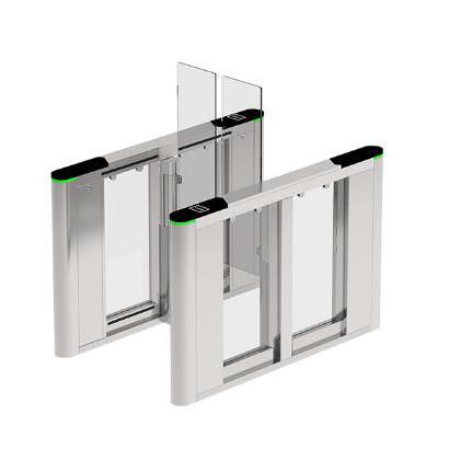 Quality Temperated Glass Full Height SUS316 Stainless Steel Swing Gate for sale