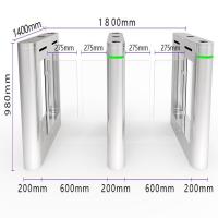 China 600mm Lane AC220V Bidirectional Swing Barrier Turnstile for sale