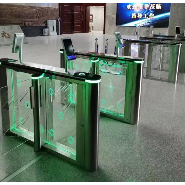 Quality 0.2s Opening Face Recognition Servo Motor Fastlane Turnstile for sale
