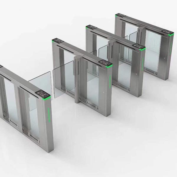 Quality 650mm Lane Servo Motor SUS304 Turnstile Security Doors for sale