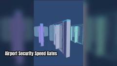 Airport Speed Gate Access Control Security