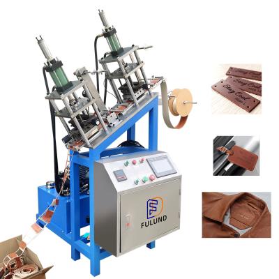 Cina Il marchio di fabbrica di cuoio dei jeans dell'unità di elaborazione lavora la macchina a macchina della stampa del calore di marca dell'etichetta in vendita