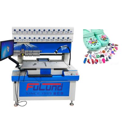 Cina 24 Colour Automatic PVC Silicone Drip Dispenser Mold Label Rubber Making Machine in vendita