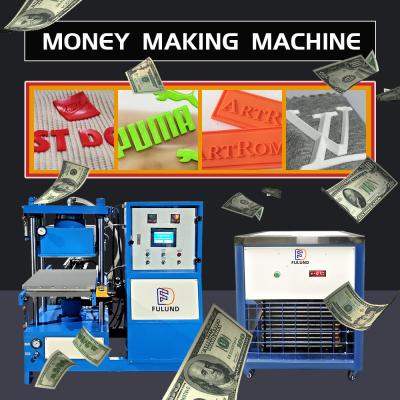 Cina PLC Vacuum Compression Molding Machine Vacuum Plate Vulcanizing Press Machine in vendita