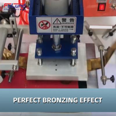 China Pneumatic hot foil stamping machine digital gold foil printing machine foil printer for wedding invitation card for sale