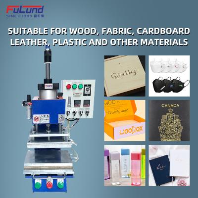 China Pneumatic hot foil stamping machine digital gold foil printing machine foil printer for wedding invitation card for sale