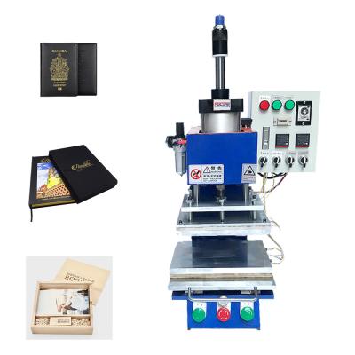 中国 Leather Embossing Heat Pressing Machine Digital Hot Foil Stamping Machine For Wood PVC Paper Custom Logo Stampping 販売のため