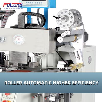 China Volledig Automatische Etiket Hete Stempelmachine 220V 50HZ voor Etiketdruk Te koop