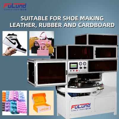 China Fully Automatic insole punching and trimming and insole heat transfer integrated cutting heat press machine T-shirts à venda