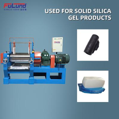 中国 Manufacturer Fulund solid silicone equipment Open Rubber Mixing Machine Lab Rubber Mixer Lab Open Type Mixing 販売のため