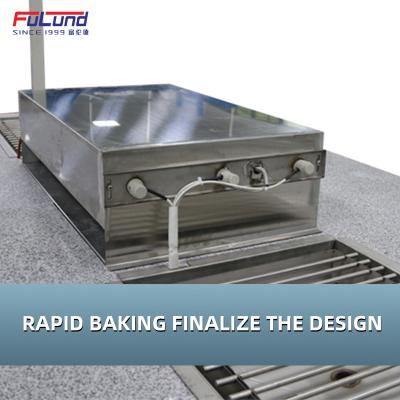 Cina Fulund pvc Logo Automatic Soft Patch Pvc Keychain Machine Double-Deck Energy Saving Oven in vendita