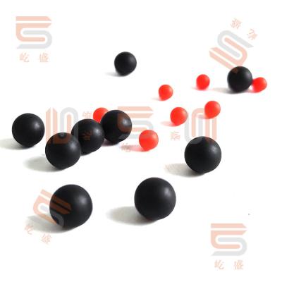 China Elastic Customized Wholesale Fkm Nbr Silicone Rubber Ball Solid for sale