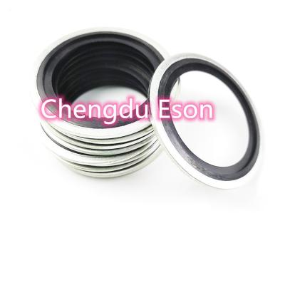 Cina Plain Washer For Assembly NBR/FKM Rubber And Metal Oil resistance seals in vendita