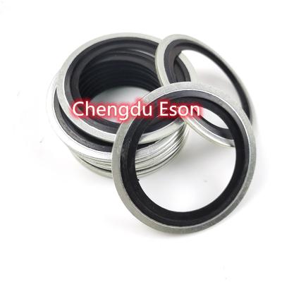 Cina Plain Washer For Assembly NBR/FKM Rubber And Metal Oil resistance seals in vendita