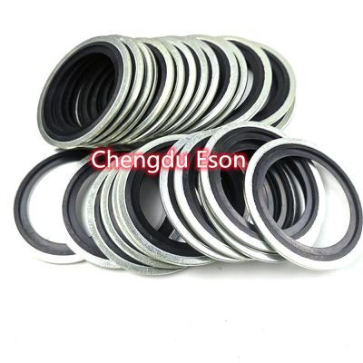 Cina Plain Washer For Assembly NBR/FKM Rubber And Metal Oil resistance seals in vendita