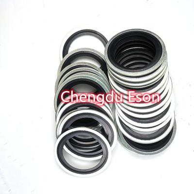 Cina Plain Washer For Assembly NBR/FKM Rubber And Metal Oil resistance seals in vendita