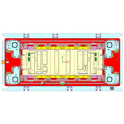 Cina Stampo in acciaio SUS430 per stampaggio a stadi per involucro vasca lavastoviglie con punzone e utensile di taglio in vendita