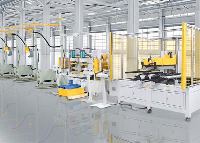 China 0.7- 0.8mm Washing Machine Cabinet Forming Line With 350-570mm Cabinet Height for sale