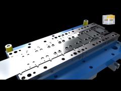steel stamping tool punch tonnage 250t washing machine drum sheet progressive tool