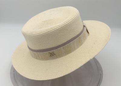 China Women Men Summer Straw Boater Hat Boonie Hats Beach Sunhat Bowler Caps for sale