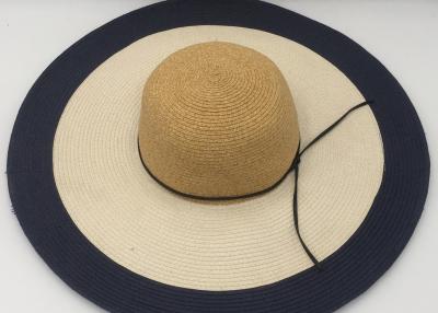 China Women's Wide Brim Summer Beach Sun Straw Hats for sale