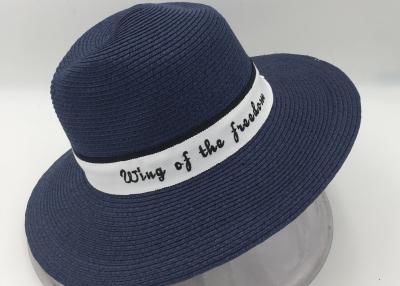 China Man Womens Straw Boater Hat Summer Panama Straw Fedora Hat Wide Brim Beach Sun Hat for sale