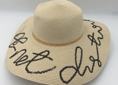 China Womens Sun Hat Foldable Floppy Travel Packable  Summer Beach Straw Hats for sale