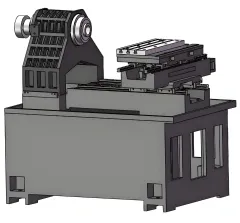 XT05-360 CNC Lathe in operation