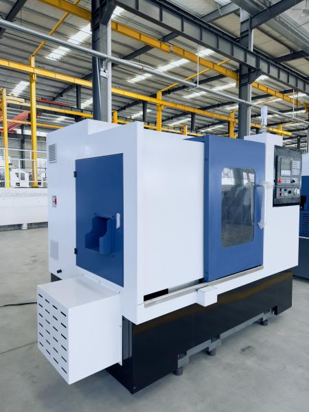 Quality 3 Axes Slant Bed CNC Turning Center Horizontal Lathes 600mm Z Travel for sale