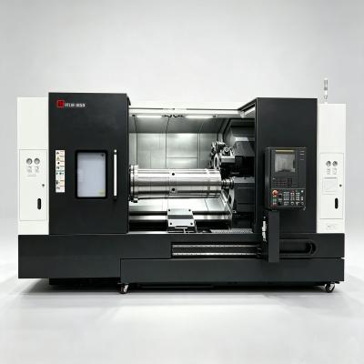 China BR110ZY Y-Axis Slant Bed CNC Turning Center 12T Spindle Milling Turret 45mm Roller Linear Guides , Box-Type Guideway , Spindle Lathe for sale