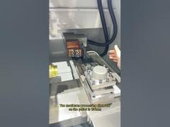 This is a 46-type row tool CNC lathe #machine #cncmill #factory #cncsoftware #cnc #coldmilling