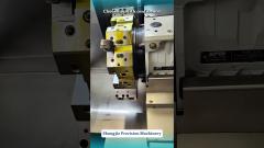 46-type tool turret lathe #cncmill #cncsoftware #factory #machine #cnc #manufacturing #aluminum