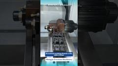 Flat bed gang tool CNC lathe #cncmill #cnc #machine #factory #factoryproducts  #weldingmachine