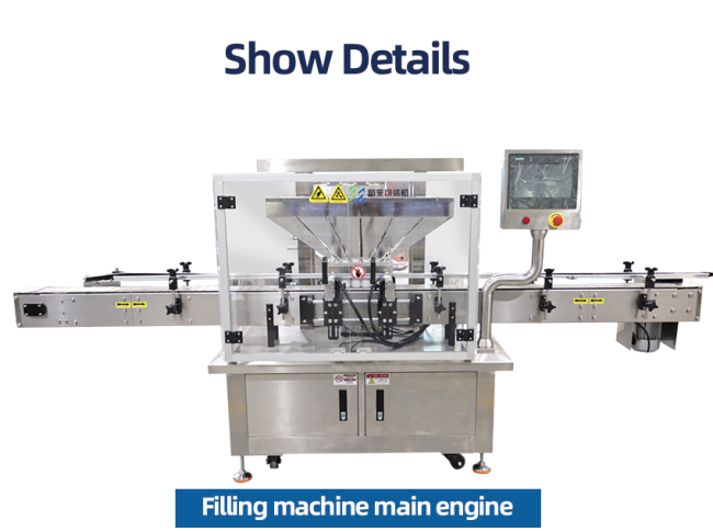 Full view of industrial popcorn granule canning machine