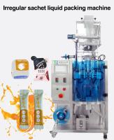 China Automatic Irregular Liquid Sachet Packaging Machine for Jelly / Thin Liquids for sale