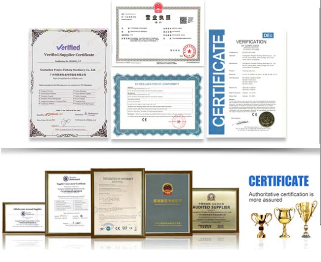 Machine packaging process