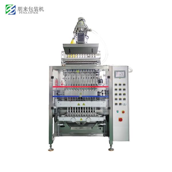 Quality 4/6 Lane Powder Packing Machine 30-50 Ppm 220V Servo For Back Seal Pouches for sale