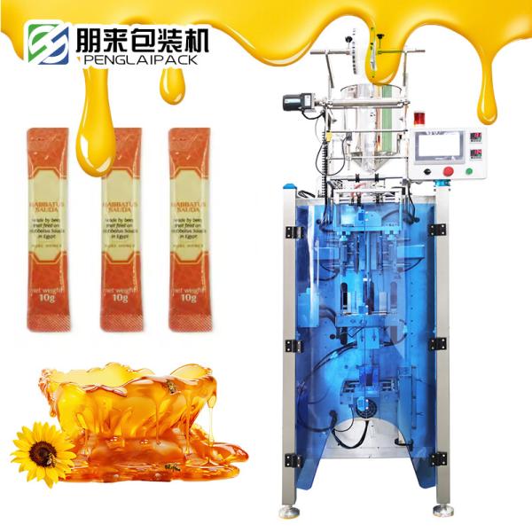Quality Vertical Honey Packing Machine Automatic Liquid Sachet Filling 2.8kw for sale
