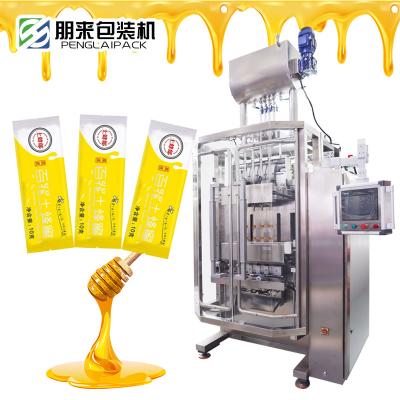 중국 액체 젤 얼음 꿀 가방을 밀폐하기 위한 자동 다차선 포장 기계 판매용