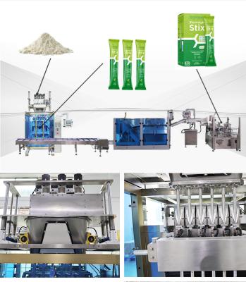 China Automatic Multi Lane Packing Machine Grain Spices Filling And Sealing Machine for sale