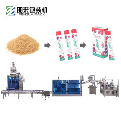 중국 향신료/카레/커피 가루 포장용 멀티 레인 스틱 팩 기계 판매용