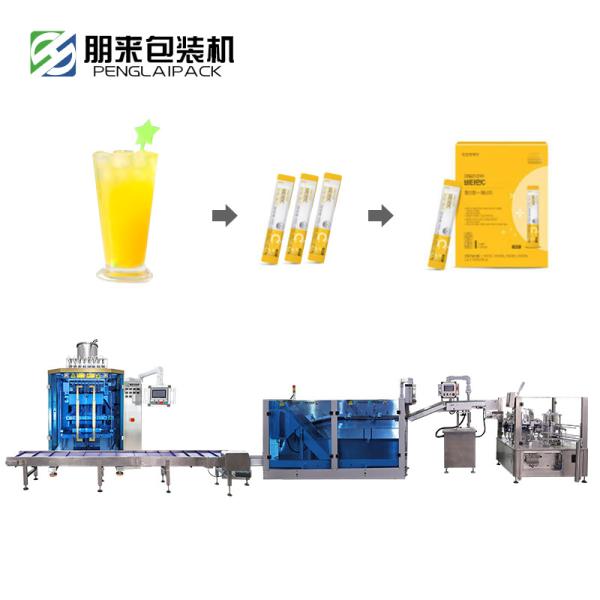 Quality Liquid / Granule Ketchup Sachet Packing Line Machine Automatic Multi Lane for sale