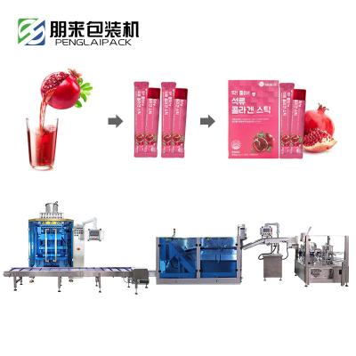 Cina Linea di confezionamento automatica per bustine di ketchup liquido/granulare, multi-corsia in vendita