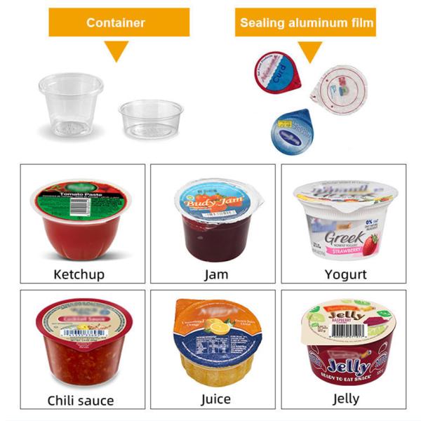 Quality Double Head Chili Sauce Soy Sauce Filling Sealing Machine with Piston Pump for sale