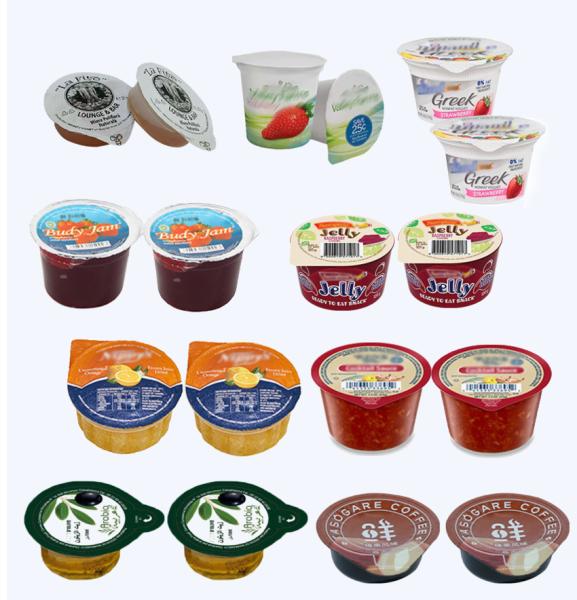 Quality Double Head Automatic Filling Sealing Machine for Sauce Ketchup Paste Cup for sale