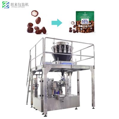 China SUS304 Premade Bag Packing Machine PLC Controlled Leakproof For Dried Fruits for sale